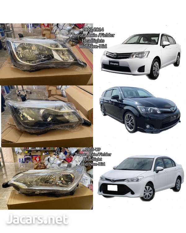 Toyota Axio/Fielder Headlights, Rear lights & Side Mirrors JA$1 ...