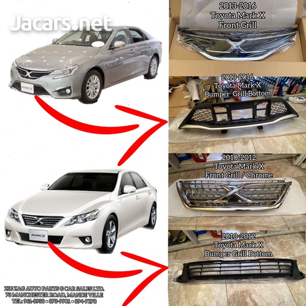 Toyota Mark X Front Grill and Bumper Grill Bottom JA$1 №2367385 in ...